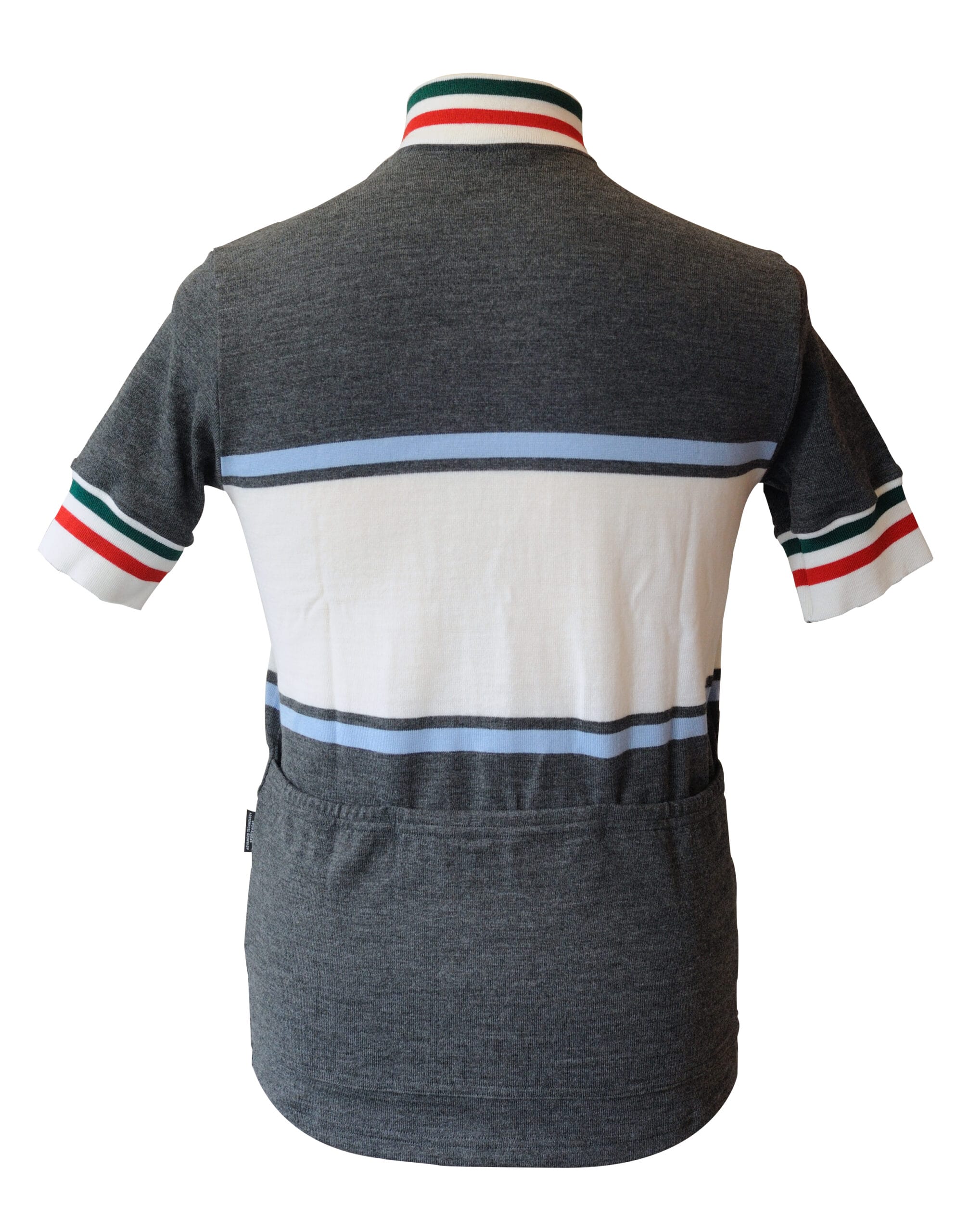Maglia ciclismo lana Grigia La mitica - PellaSportswear
